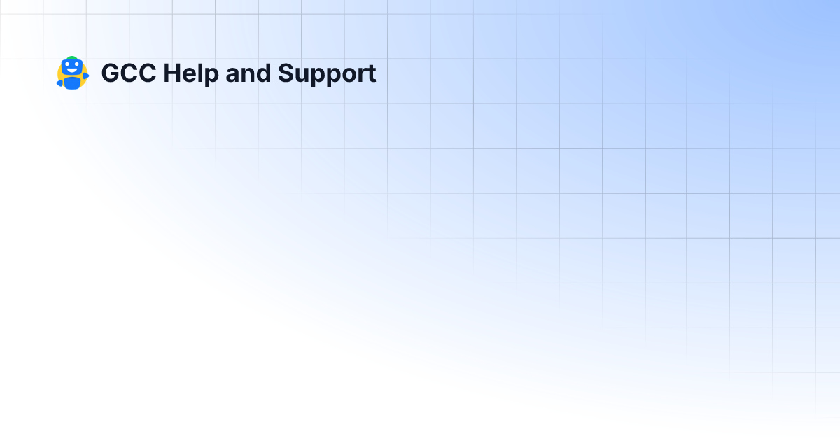 إدارة وصول المستخدم | GCC Help and Support